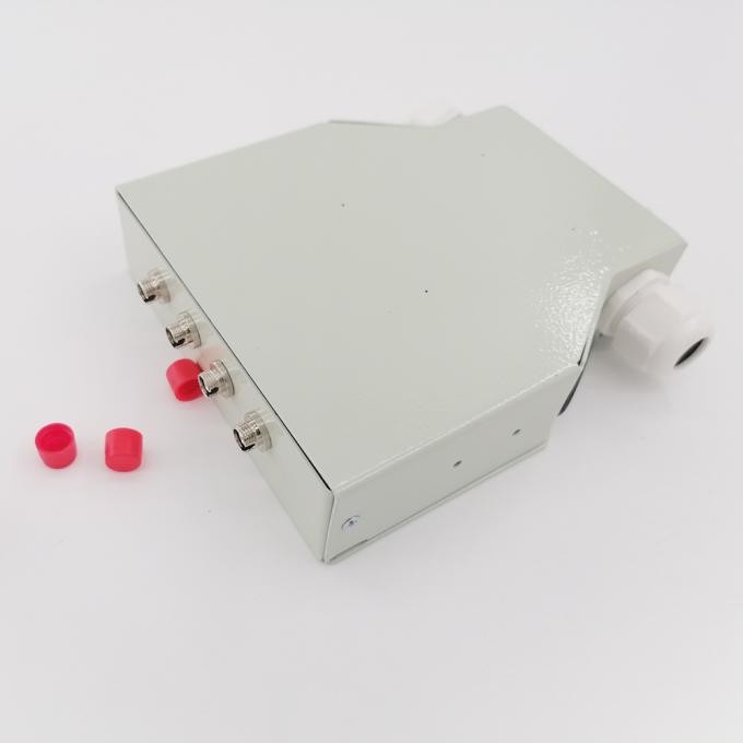 4 Core FC DIN Rail Fiber Optical FTTH Terminal Box Splice Box