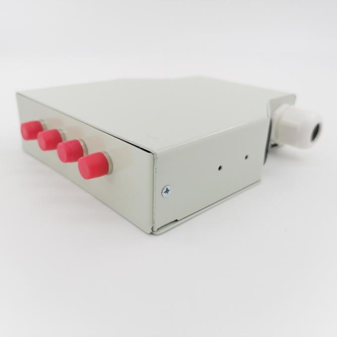 4 Core FC DIN Rail Fiber Optical FTTH Terminal Box Splice Box