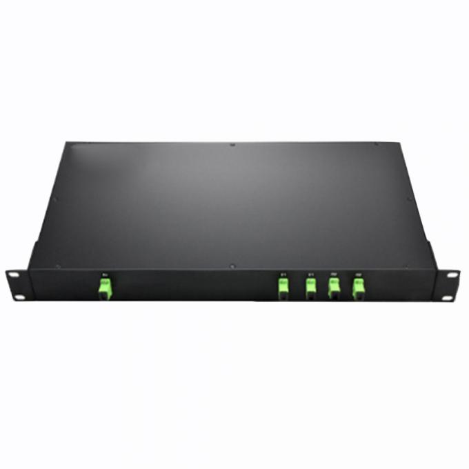 Ftth Single Mode Odf Fiber Optic Splitter 1x4 Rack Mount