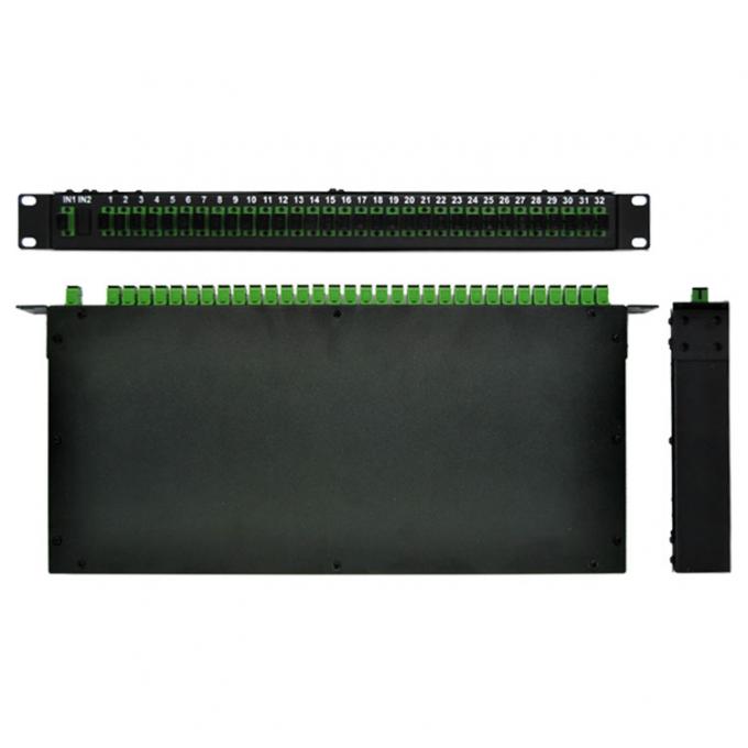 19 Inch 1x32 Plc Rack Mount Fiber Optic Splitter SC UPC