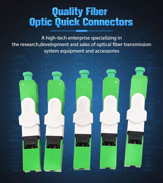 Field Installable SC APC UPC Fiber Optic Fast Connector SC APC Mechanical FTTH Connector