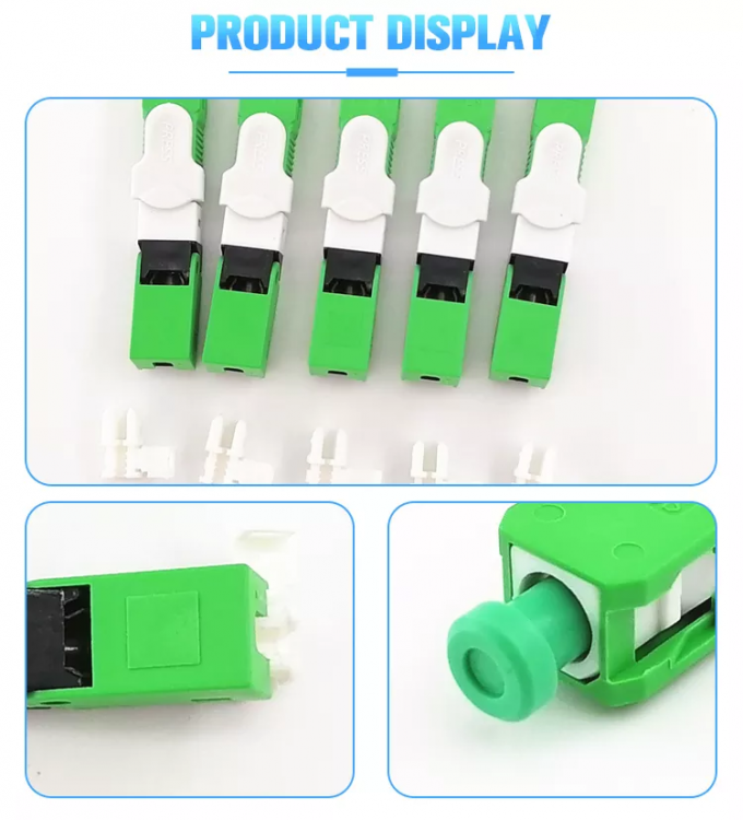 Field Installable SC APC UPC Fiber Optic Fast Connector SC APC Mechanical FTTH Connector