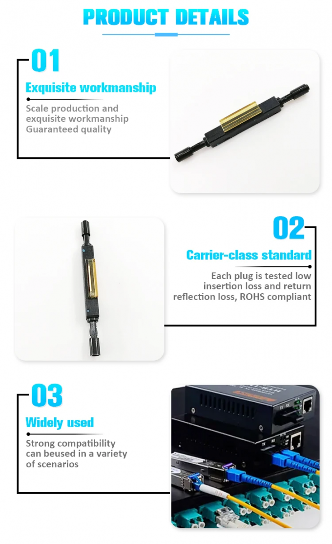 L925B FTTH Quick Mechanical Splicer Bare Fiber Optic Fast Connector
