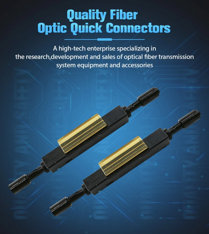 L925B FTTH Quick Mechanical Splicer Bare Fiber Optic Fast Connector