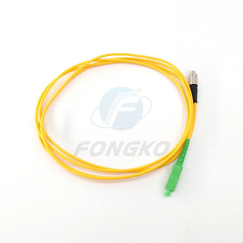 G652D Optical Fiber Jumper SC APC FC , 2mm 3mm 1m 2m 3m Optic Patch Cord