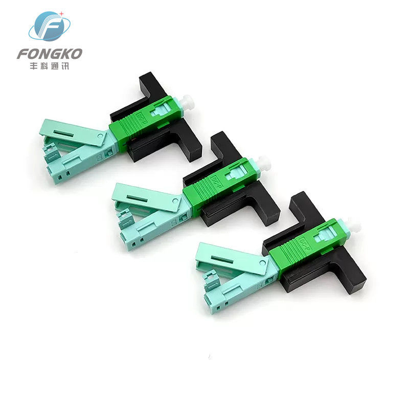 Fiber Optic Field Mechanical FTTH SC APC Fast Connector For 2x3mm Drop ...