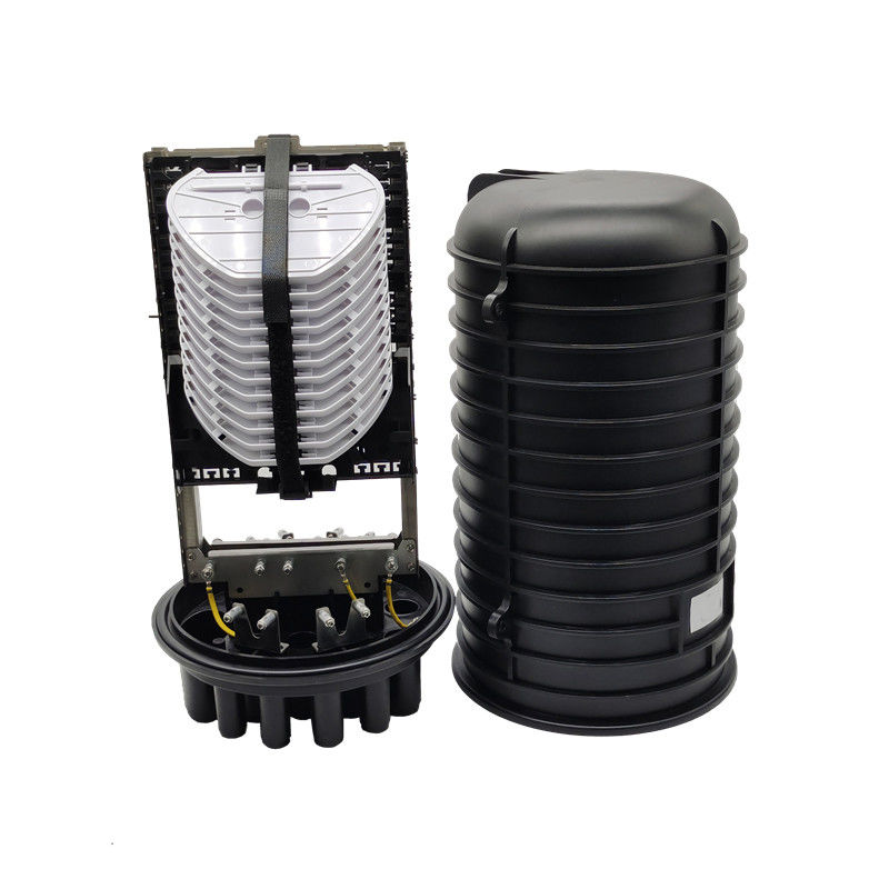 PP Plastic 1 Oval Port 16 Round Ports FTTH Dome Fiber Optic Splice ...