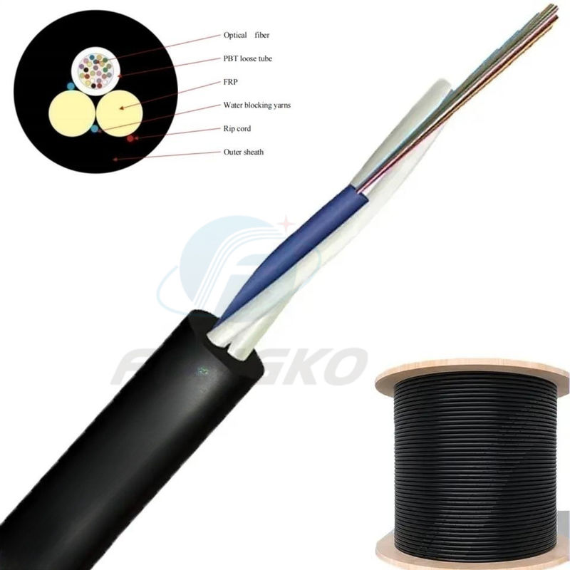 Mini ADSS Fiber Optic Cable ASU GYFFY Fibra Optical Cable Self ...