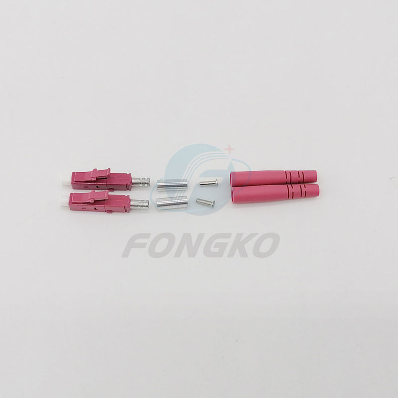 3.0mm OM4 Lc/UPC Fiber Optic Connector parts Duplex Fiber Optical Connector