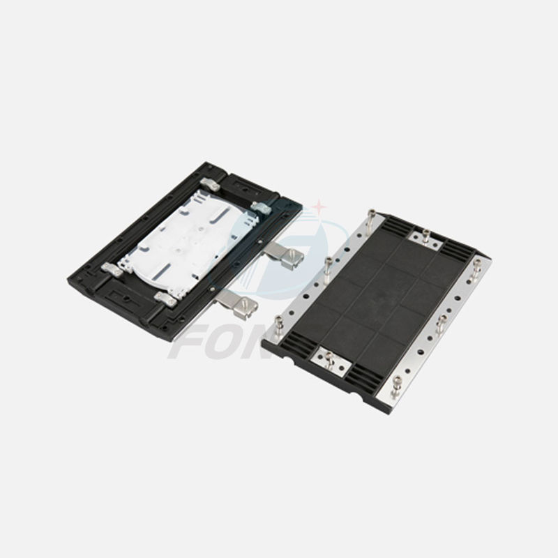 12 Core 2 Inlet 2 Outlet Ports Fiber Optic Splice Closure Wall Box