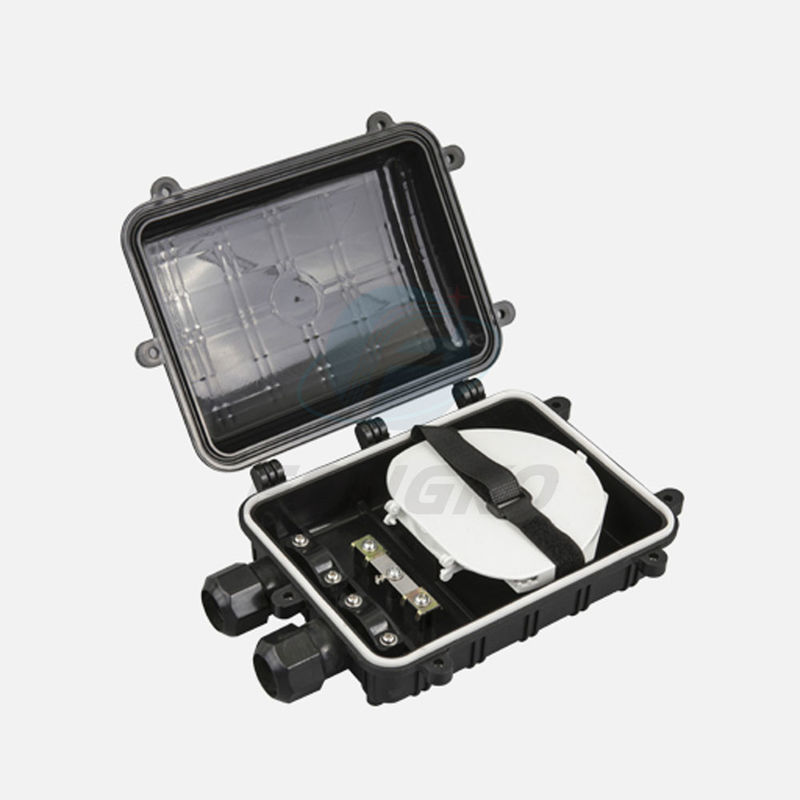 Wall Mounted Fiber Optic Splice Closure Distribution Box 48Cores 1In1 Out