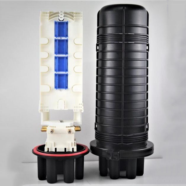 144 Core 4 Trays Fiber Optic Splice Closure Dome Type FTTH Outdoor