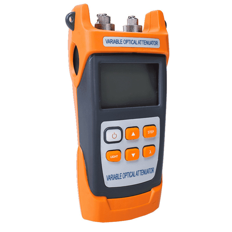 Digital LCD Screen Handheld Variable Optical Attenuator 30dB 60dB SC / UPC 1650nm