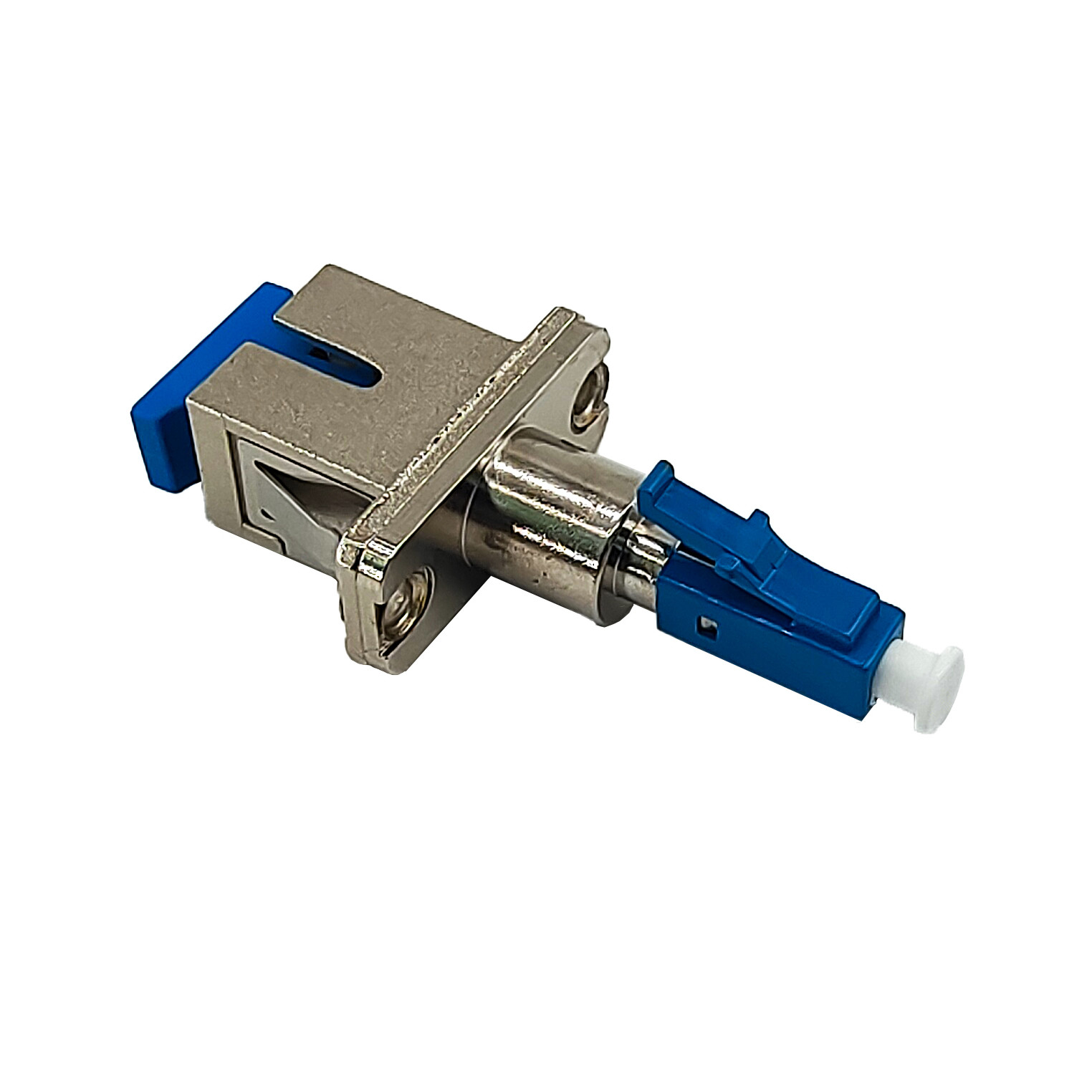 Metal Simplex Singlemode Fiber Hybrid Adapter SC UPC Female To LC UPC Male