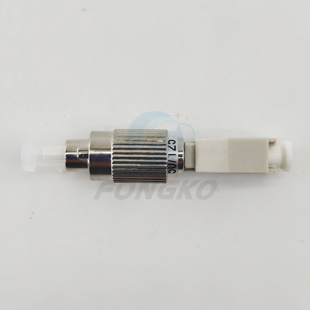 FC Male to LC Female 50/125 Fiber Optic Converter Hybrid Adapter
