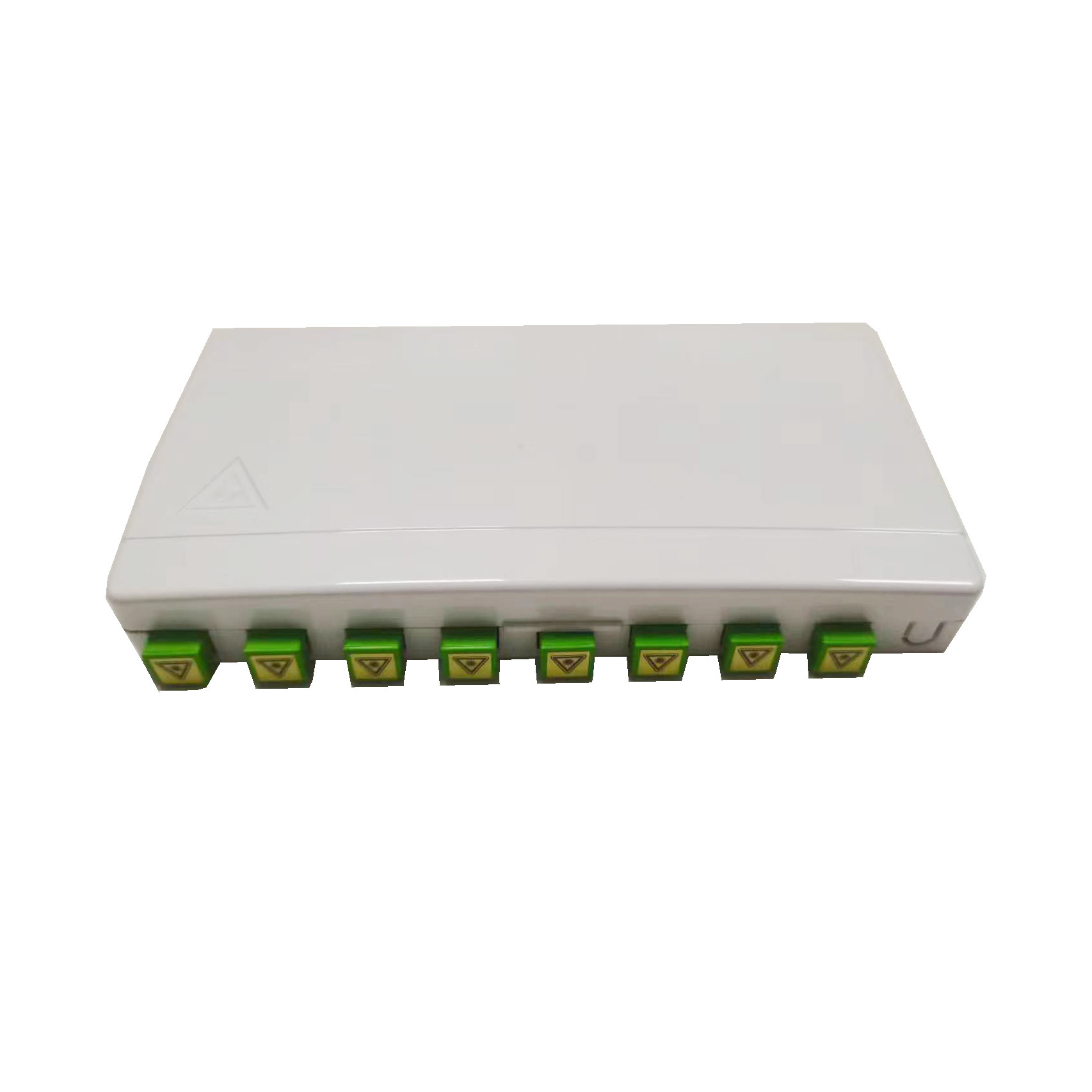 8 Ports SC Shutter Adapter Faceplate , SC/APC FTTH Fiber Optic ...