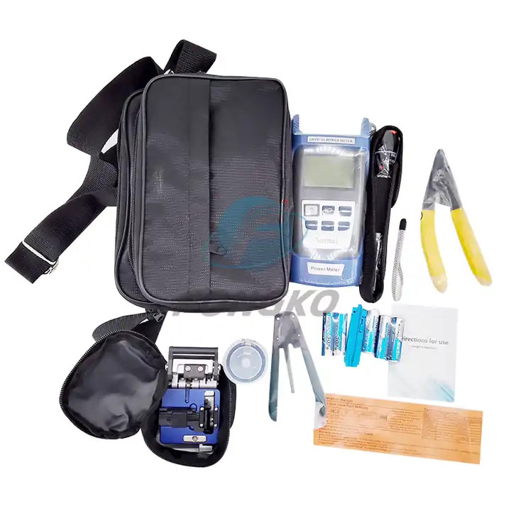 Complete Fiber Optic Kit for FTTX Systems Includes Testers Tools