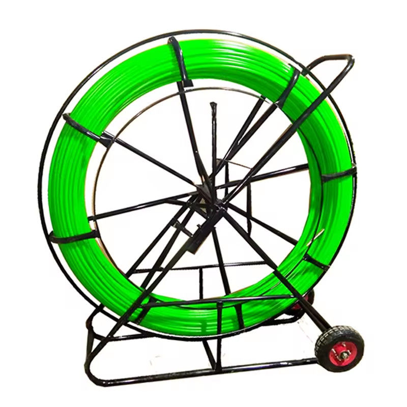 4.5-18mm Fiberglass Duct Rodder Fibra Optical Cable Pulling Machine ...