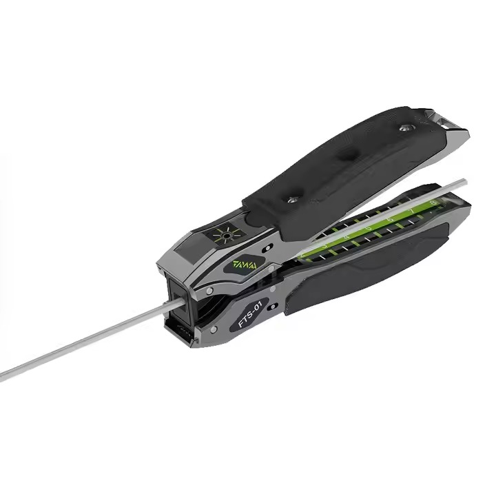 FTS-01 Drop Cable Stripper Flat Cable Stripper Fiber Optic Wire Cutting ...