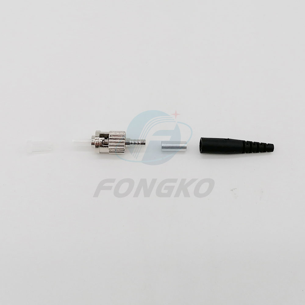 OEM 2mm Fiber Optic ST Type Connector APC UPC Connectors Parts