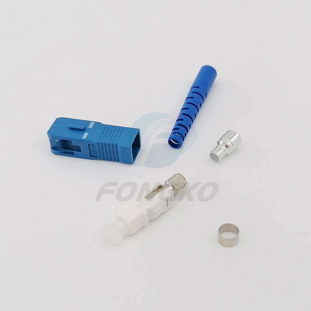 Sc UPC Single Mode Simplex Fiber Optical Connector Kit 3.0mm