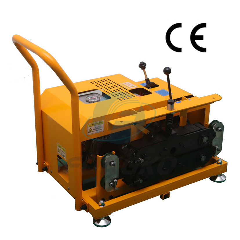 Fiber Optic Duct Rod Pusher 1.5m/S , Cable Pulling Machine 45mm Crawler ...