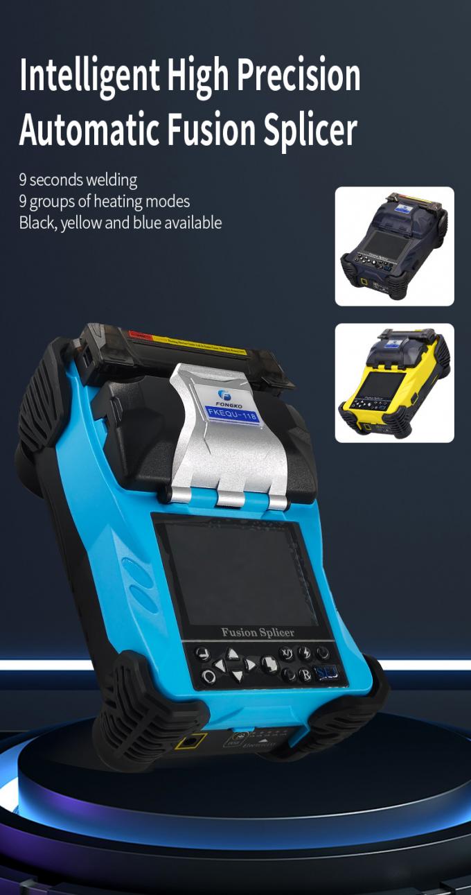 Mini Optical Fiber Cable Fusion Splicer , FONGKO Fiber Optic Splicing ...